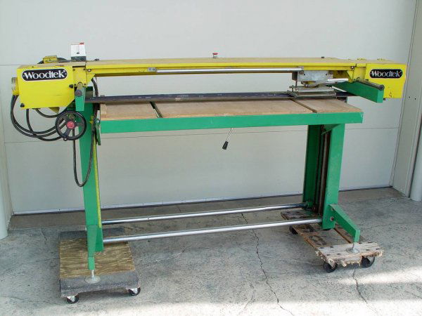 345: WOODTEK STROKE SANDER. OPENING 60" 50" TALL 94" WI