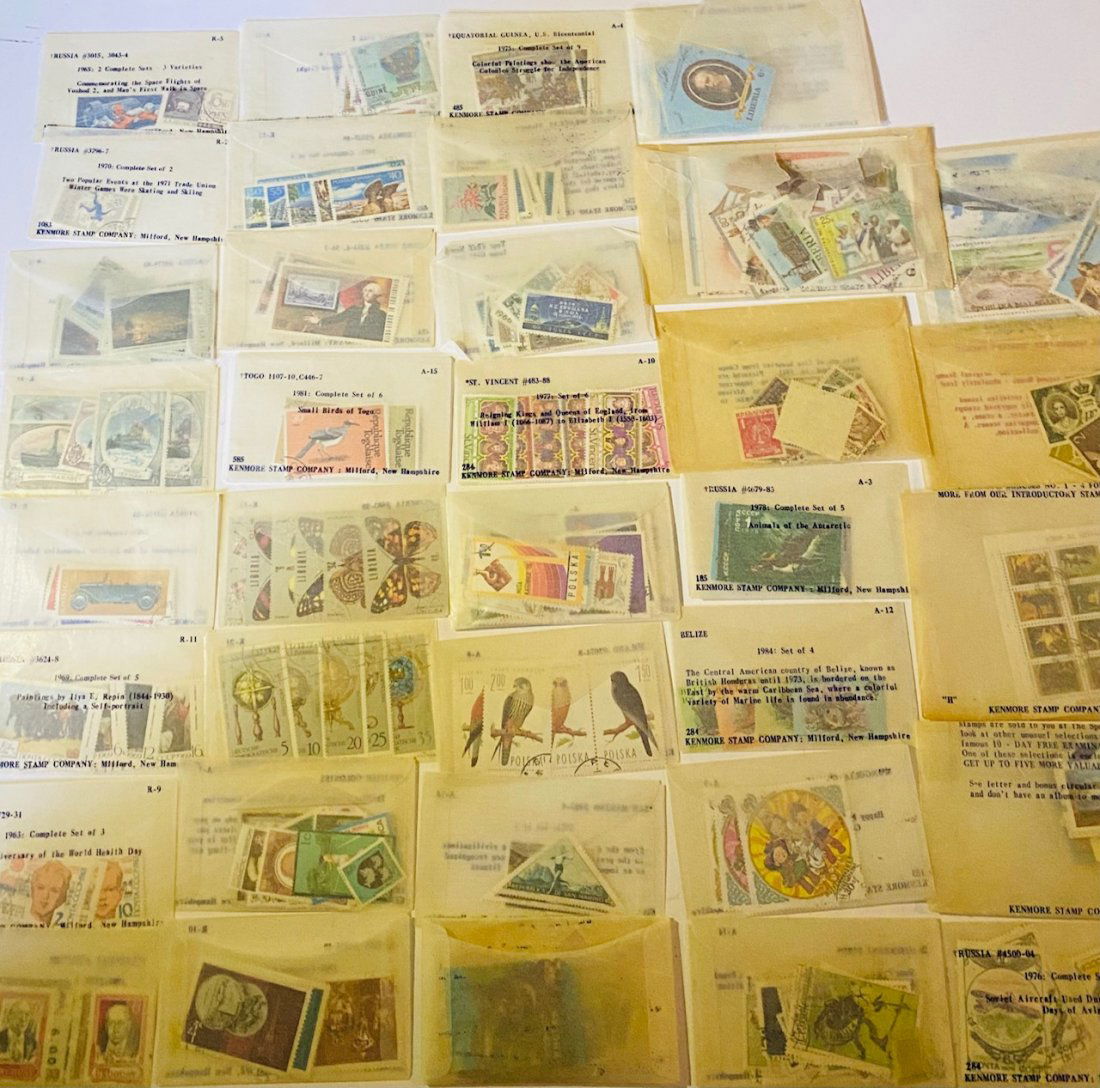 Collection Of Foreign Stamps And More