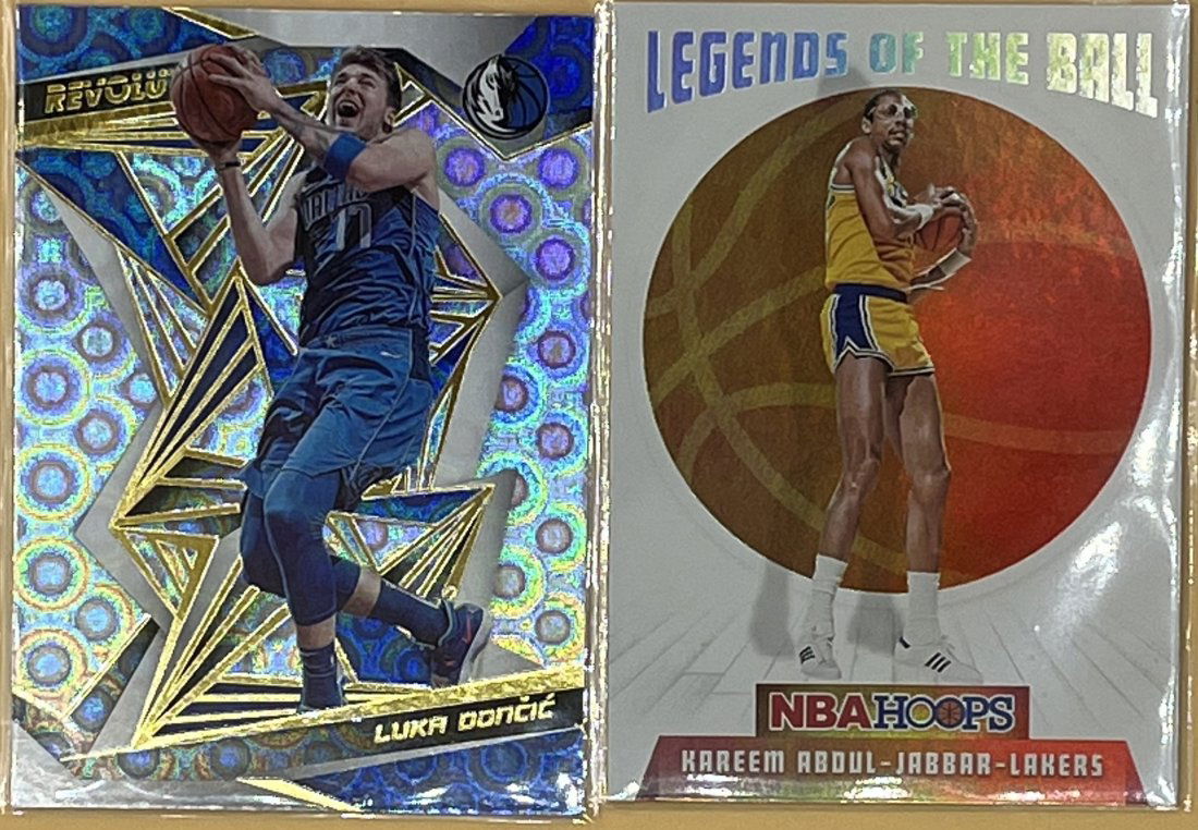 Luka Doncic Kareem Abdul Jabbar Cards