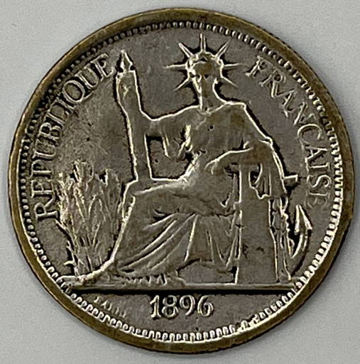 1896 Silver Republique Francaise Coin