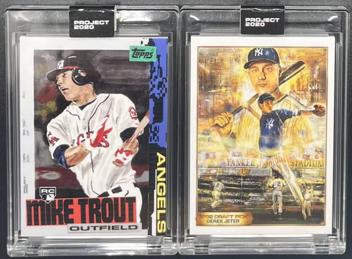 Mike Trout Derek Jeter Cards