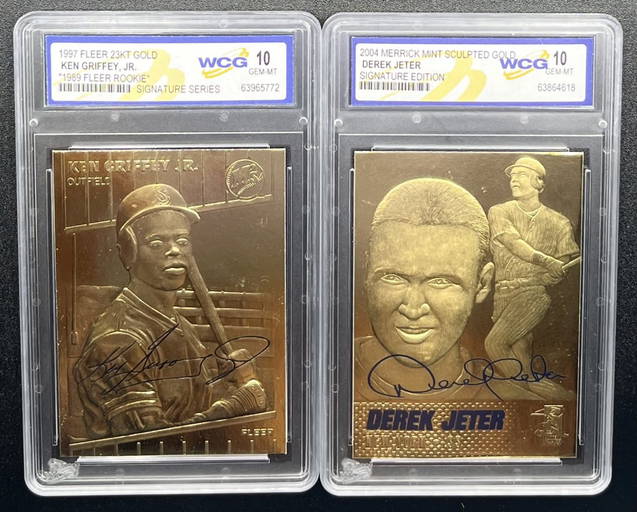 Derek Jeter Ken Griffey Jr Cards