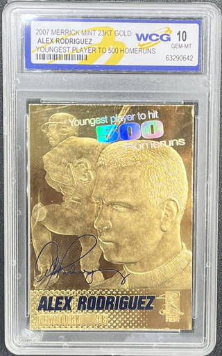 Alex Rodrã­guez Baseball Card