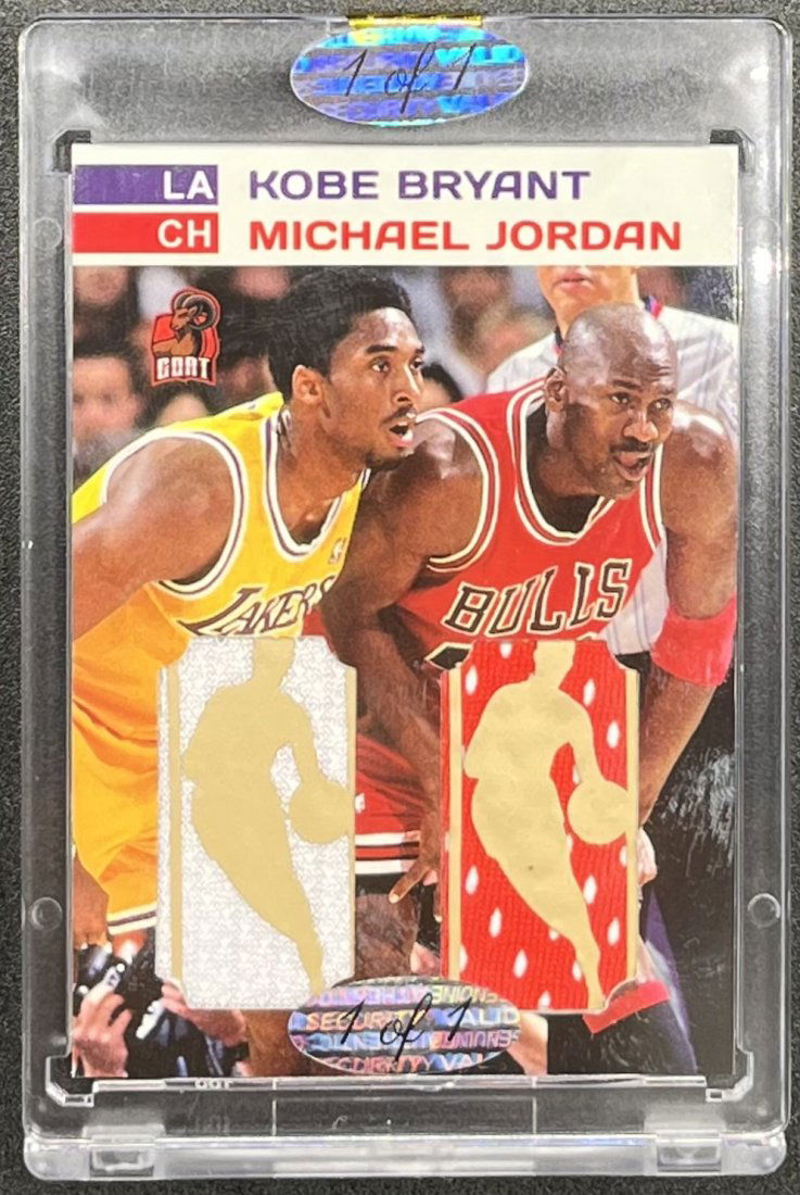 Michael Jordan Kobe Bryant Logoman Card