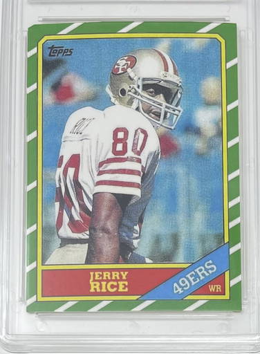 1986 Jerry Rice Card
