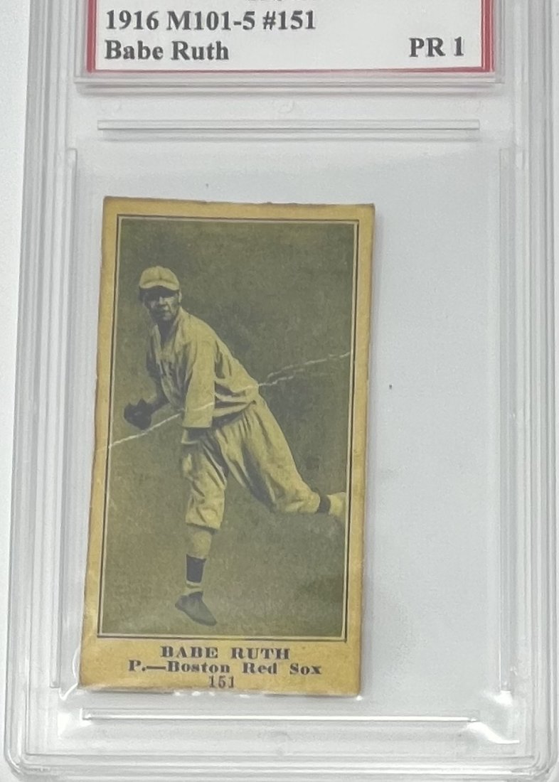 1916 Babe Ruth Card Rp