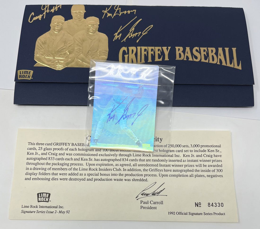 Ken Griffey Jr Limited Edition Signature Series