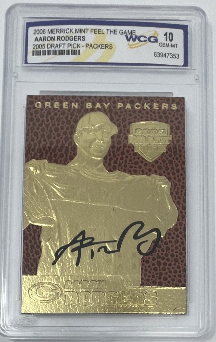 Aaron Rodgers Draft Pick Cards