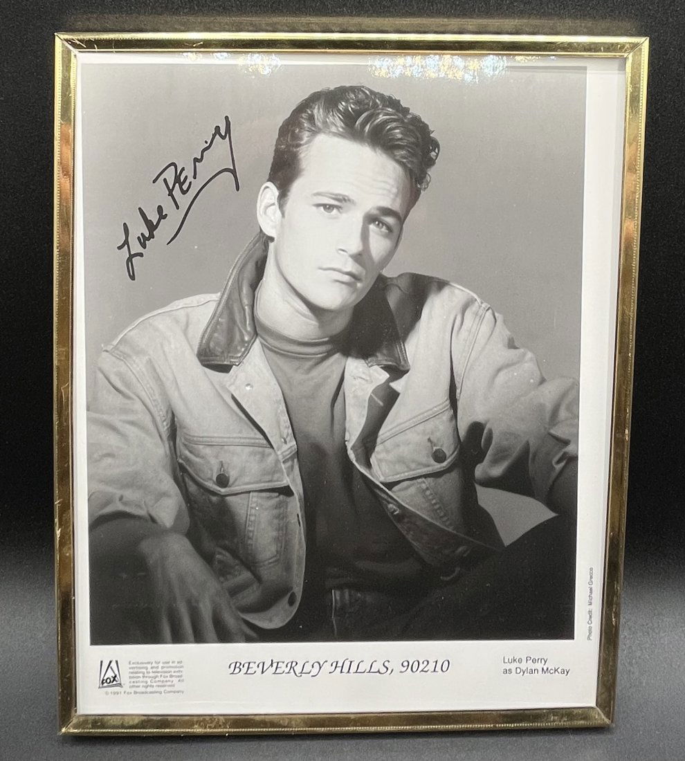 Luke Perry Autographed Photo
