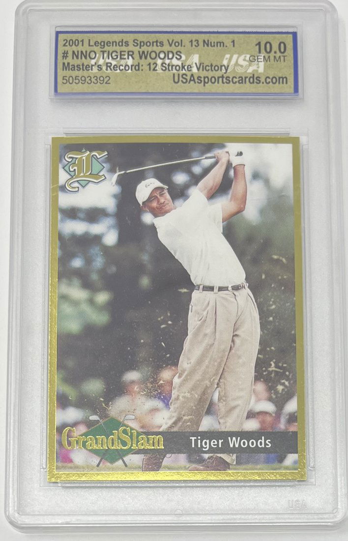 Tiger Woods Rookie Card Auction