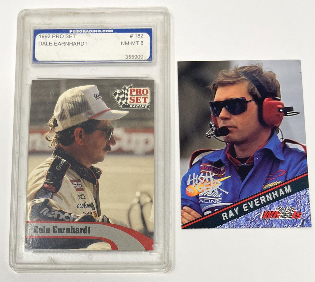1992 Dale Earnhardt And Ray Evernham Cards