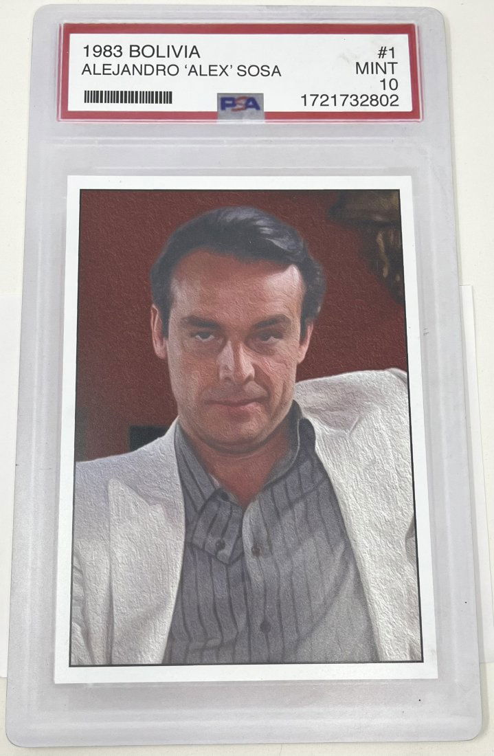 Big Alejandro Alex Sosa Custom Psa Card