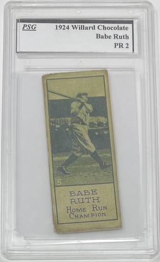 1924 Babe Ruth Rp Card