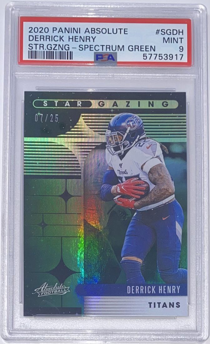 Derrick Henry Psa Numbered /25 Card Auction