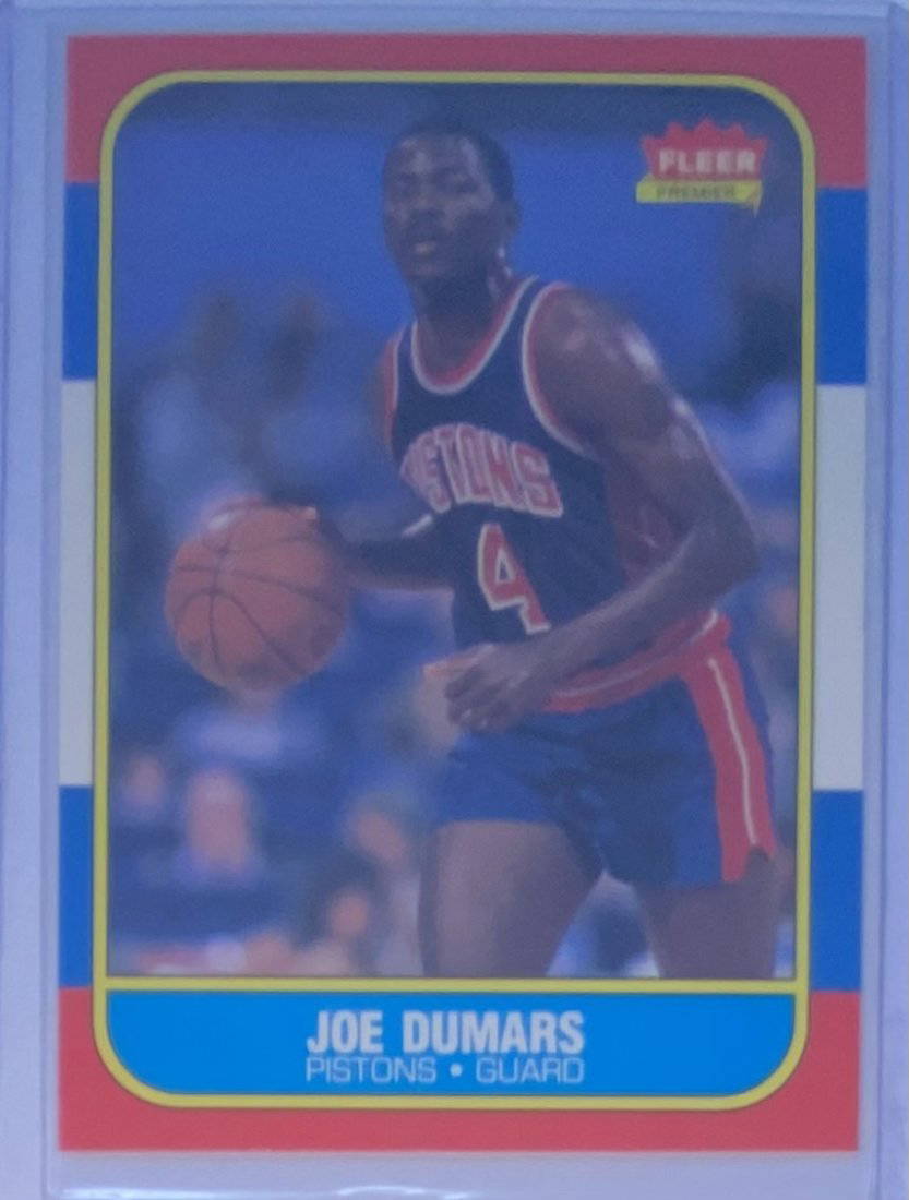 Joe Dumars Rookie Card Auction