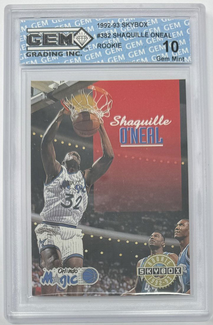 Shaquille O Neal Rookie Card Auction
