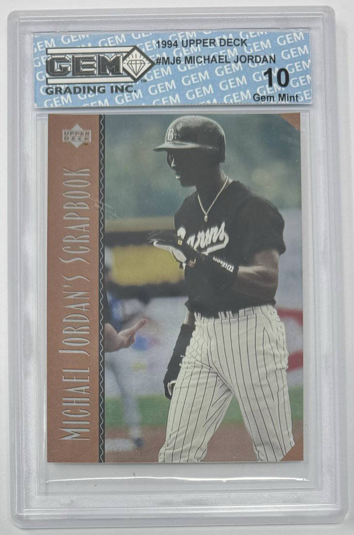 Michael Jordan Baseball Card Auction