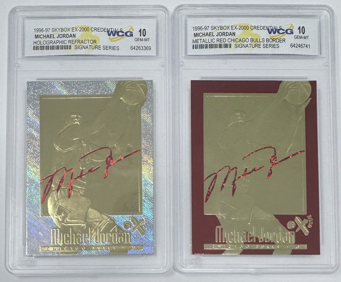 Michael Jordan Signature Series Basketball Cards Auction