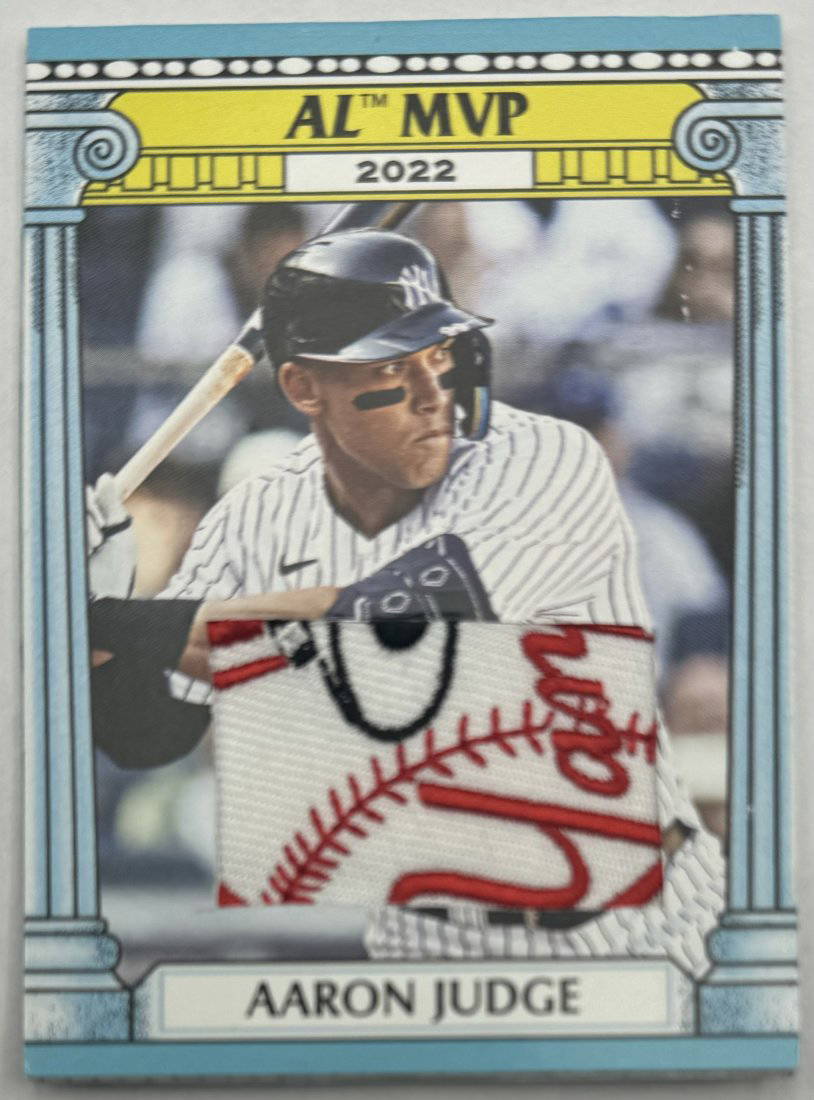 Aaron Judge Patch Card Auction