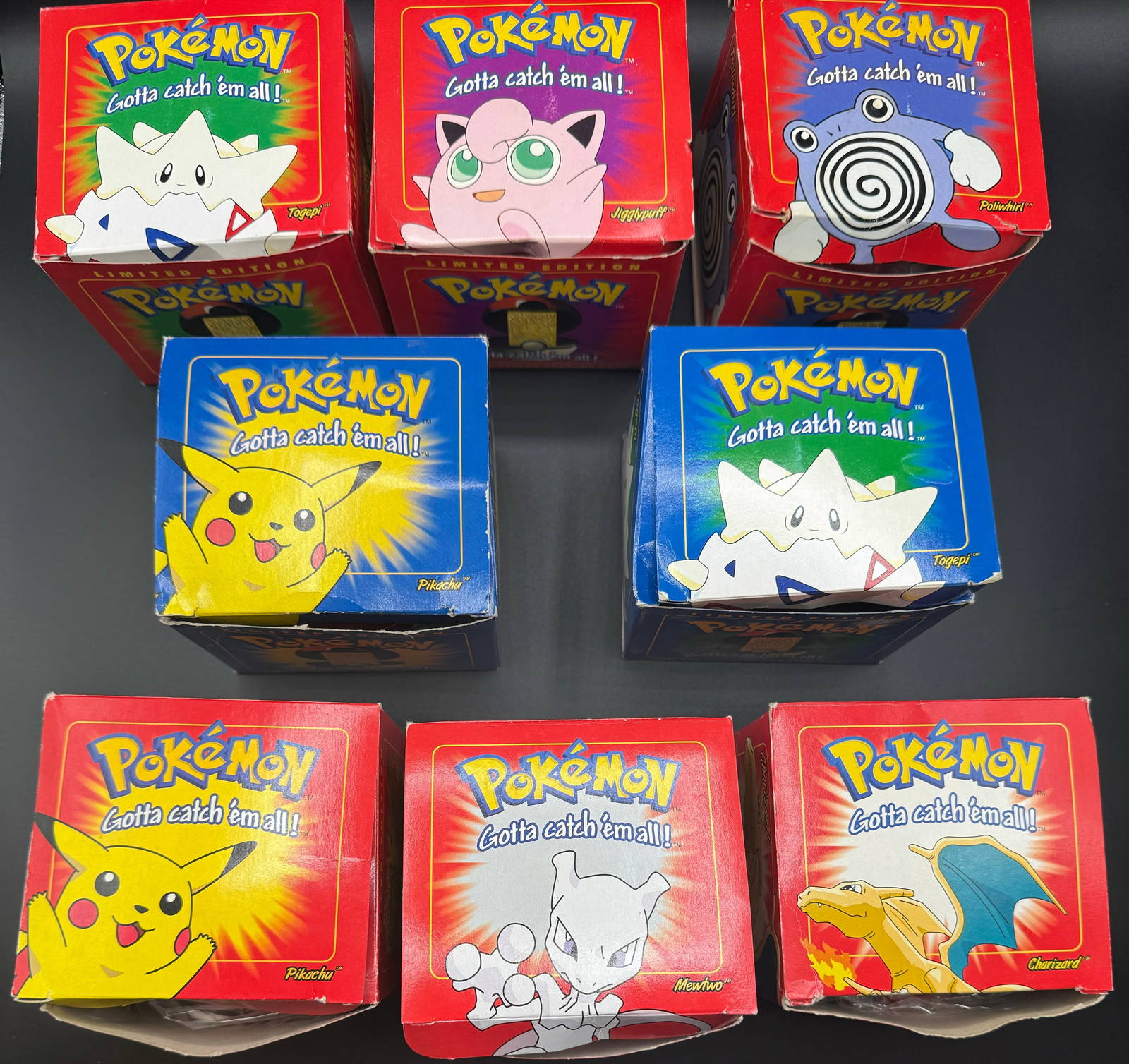 Sealed Charizard Pikachu Mewtwo Pokemon Limited Edition Collection Auction