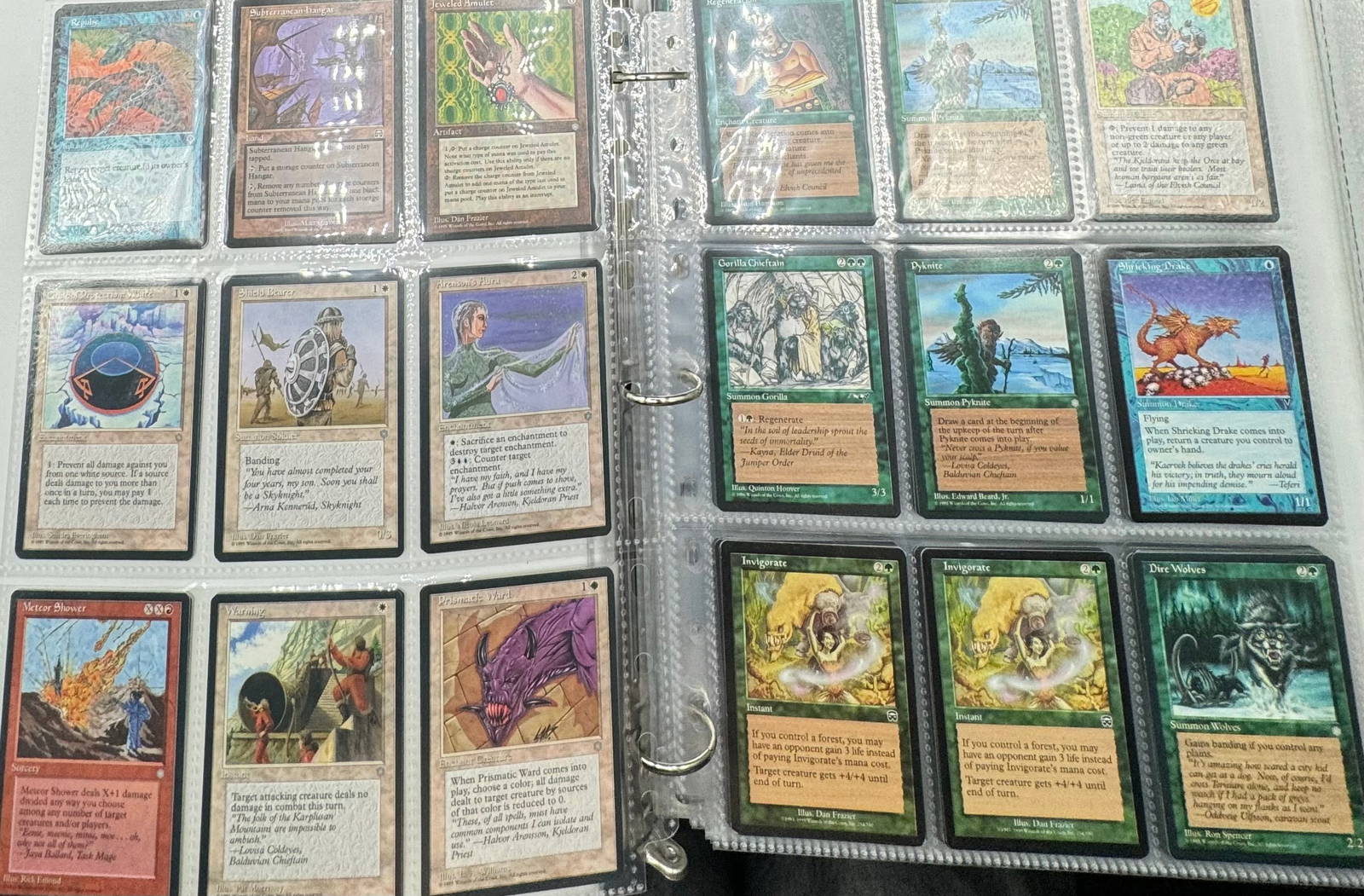 1990s Magic The Gathering Trading Cards Binder Auction