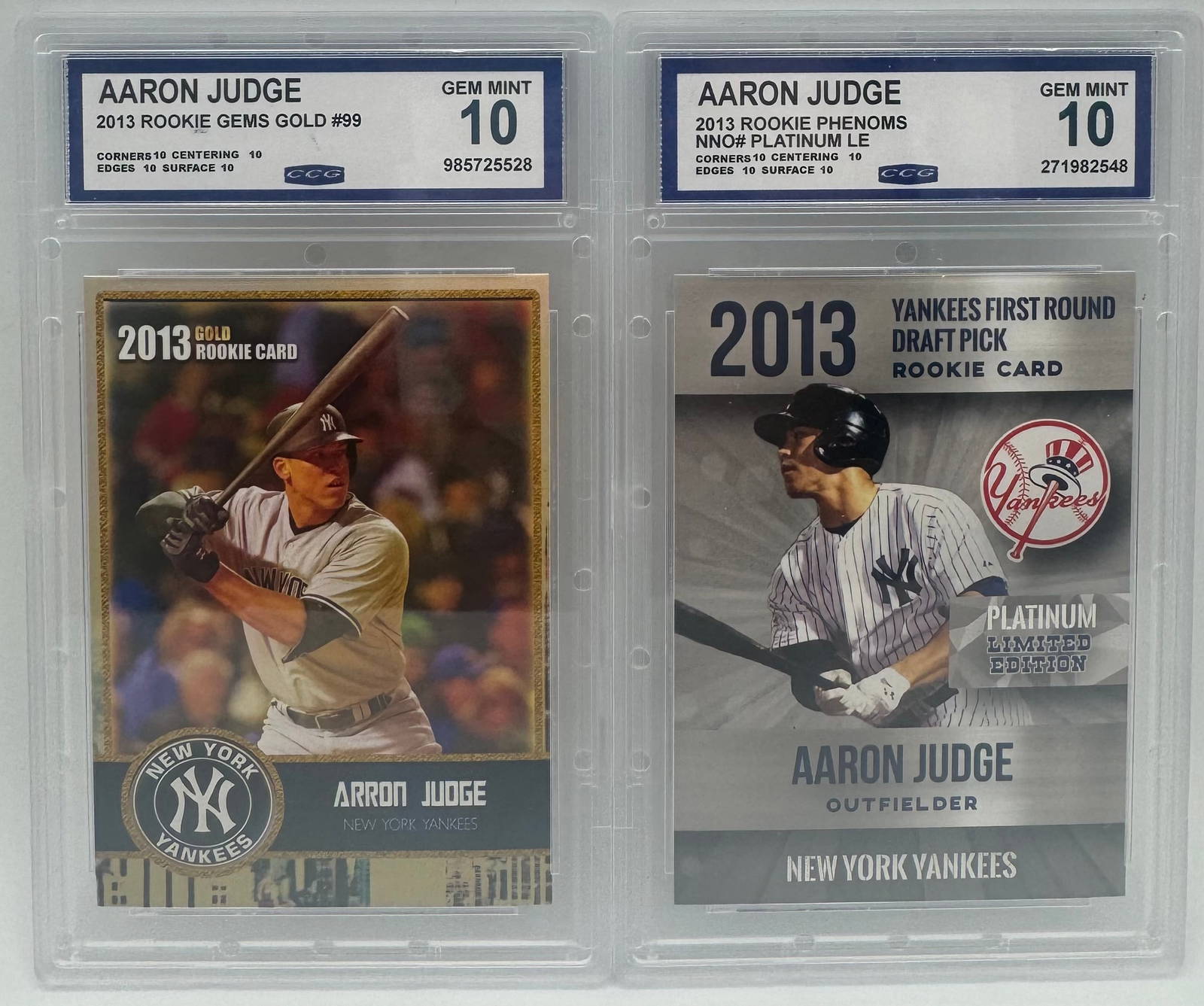 2013 Aaron Judge Rookie Cards Auction
