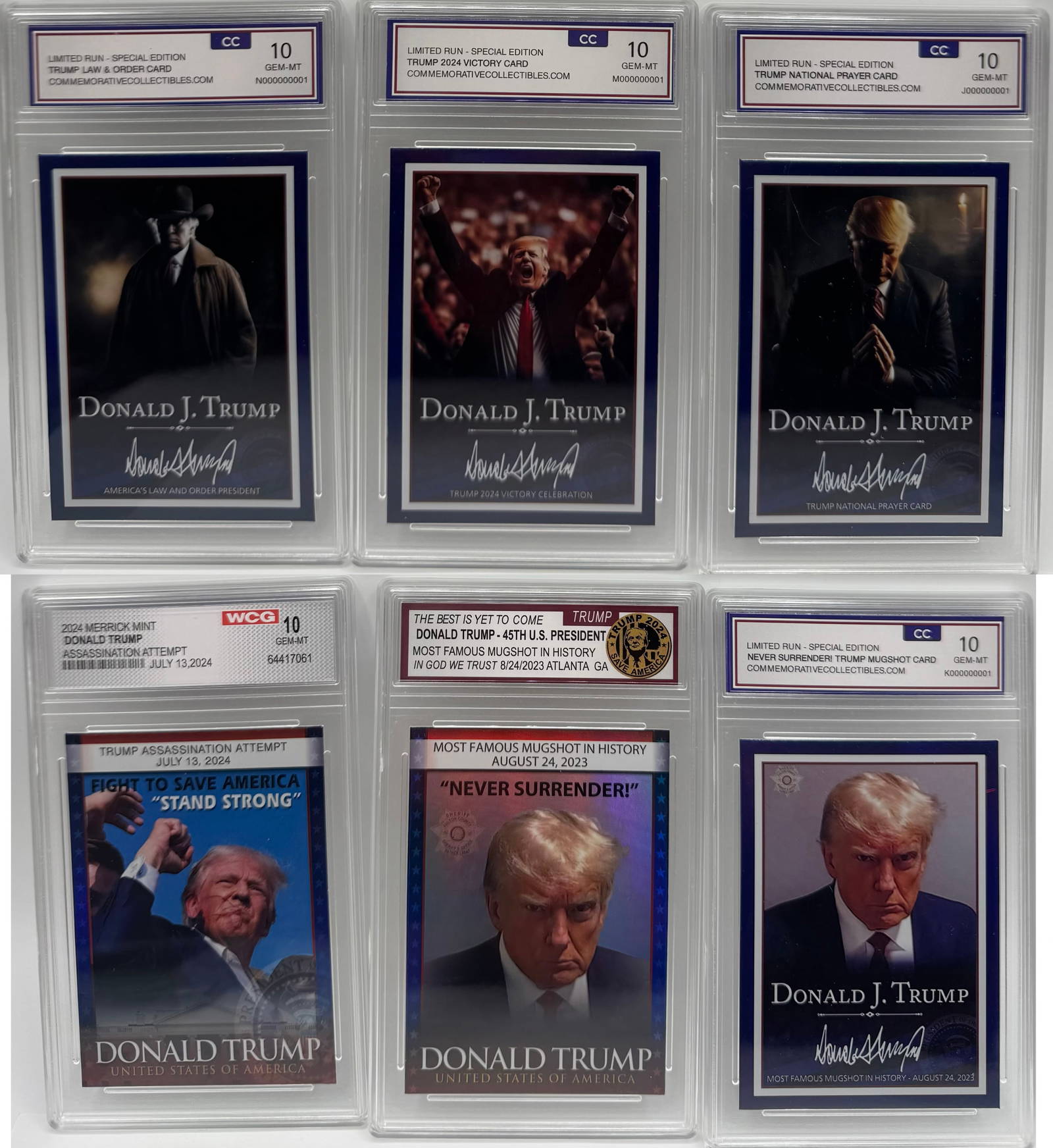 Donald Trump Cards Collection Auction