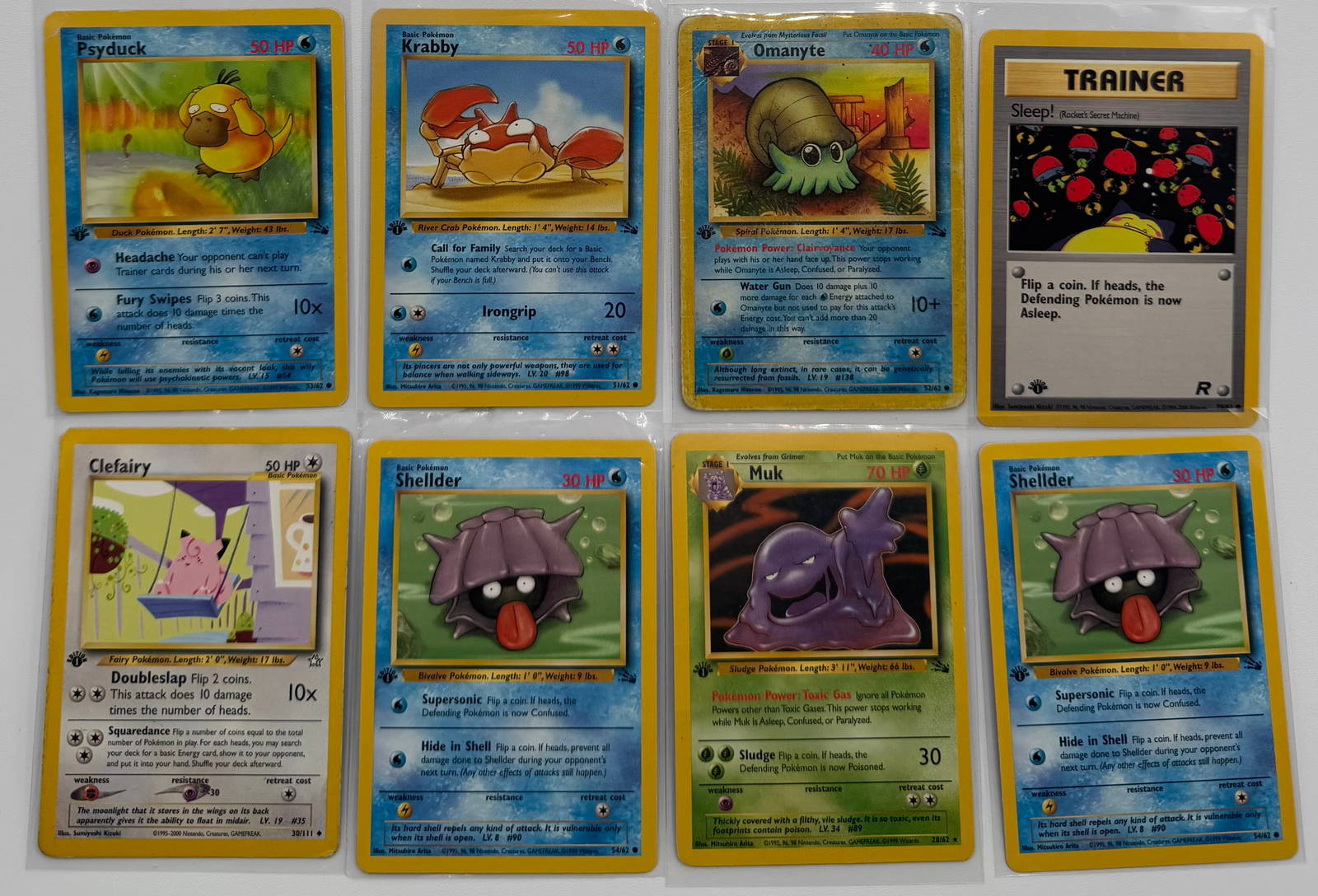 1999 Pokemon First Edition Cards Lot Auction