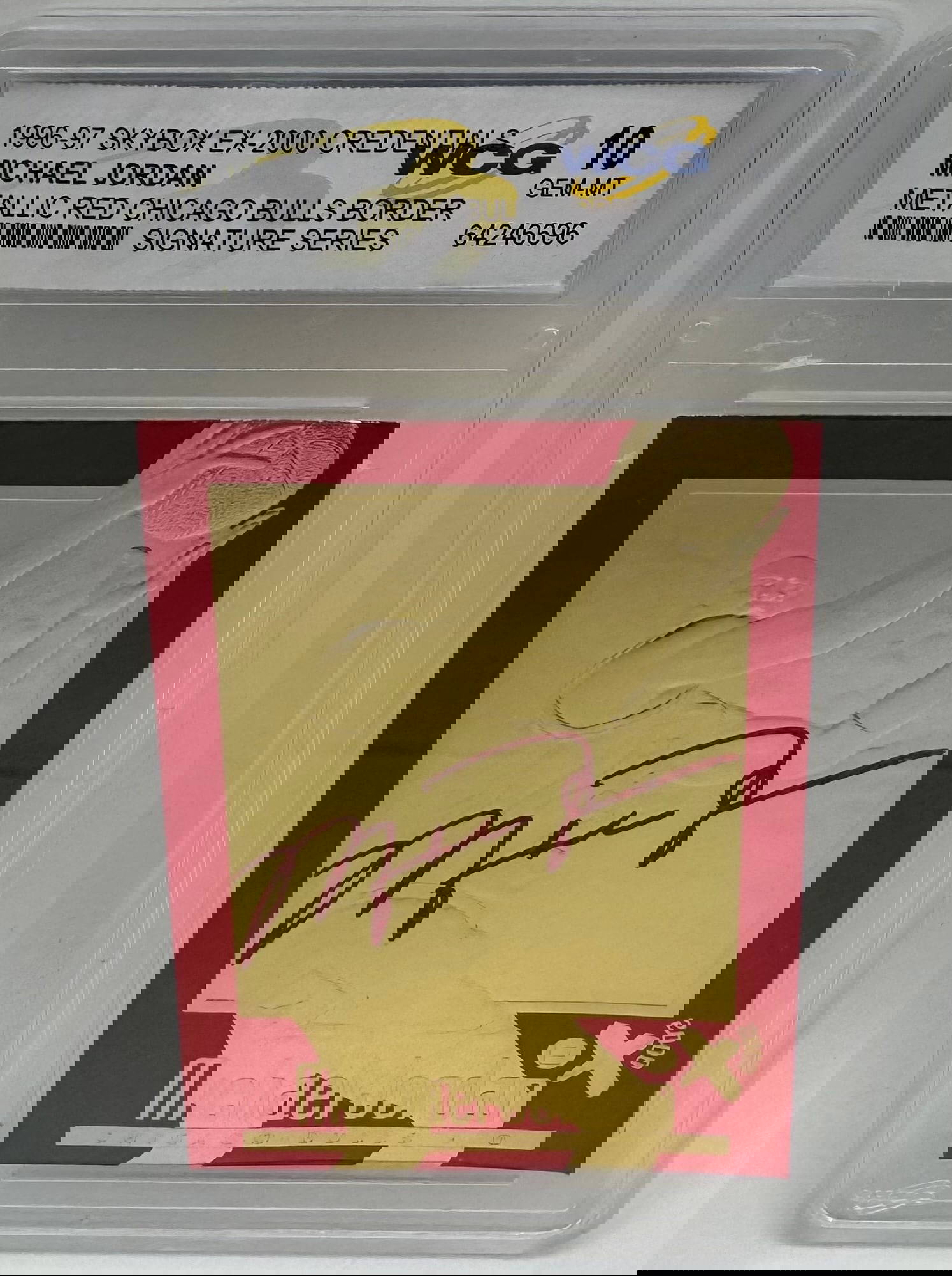 Michael Jordan Signature Series Red Auction