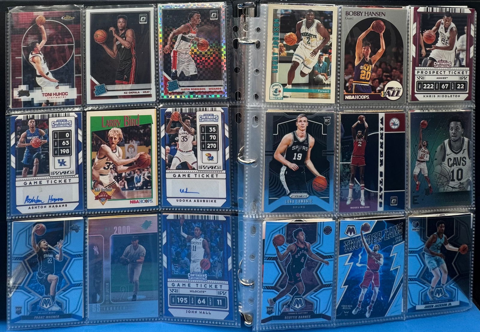 Basketball Cards Binder Auction