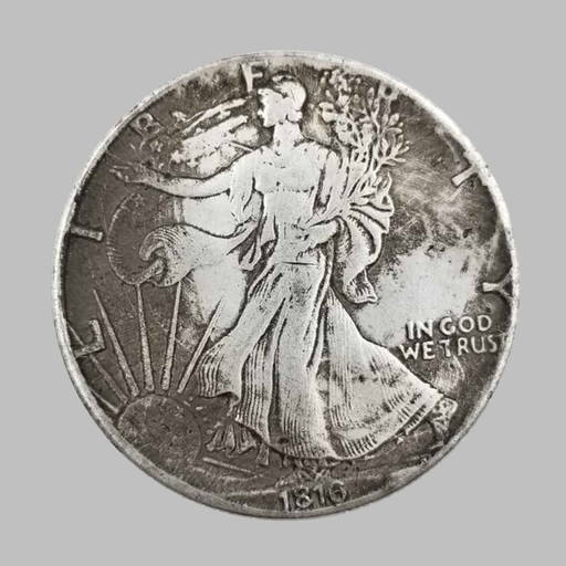 1816 One Dollars Liberty Silver Coin