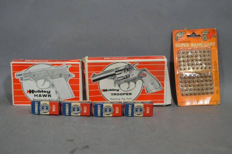 BOXED HUBLEY TROOPER AND HUBLEY HAWK CAP GUN WITH CAPS. - Apr 17, 2017 ...