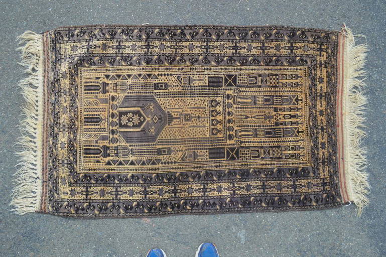 Antique Persian Prayer Rug 60"x 35"