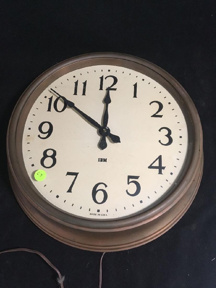IBM ADVERTISING WALL CLOCK