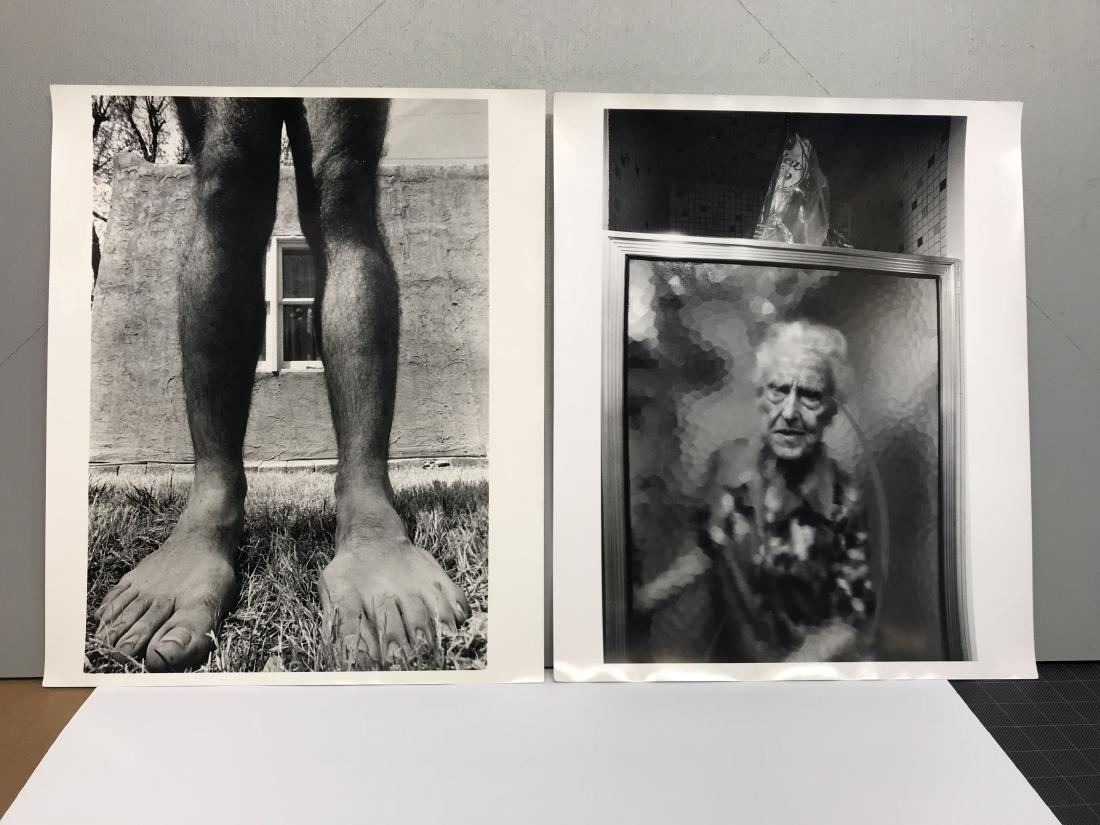 2 VINTAGE 1976 ANNE NOGGLE PHOTOGRAPHS FROM