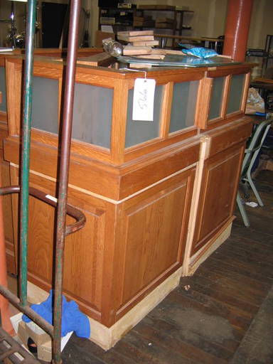 Oak Cubicles With Frosted Glass