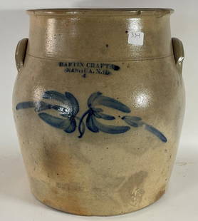 Martin Crafts Nashua (3) Gallon Crock