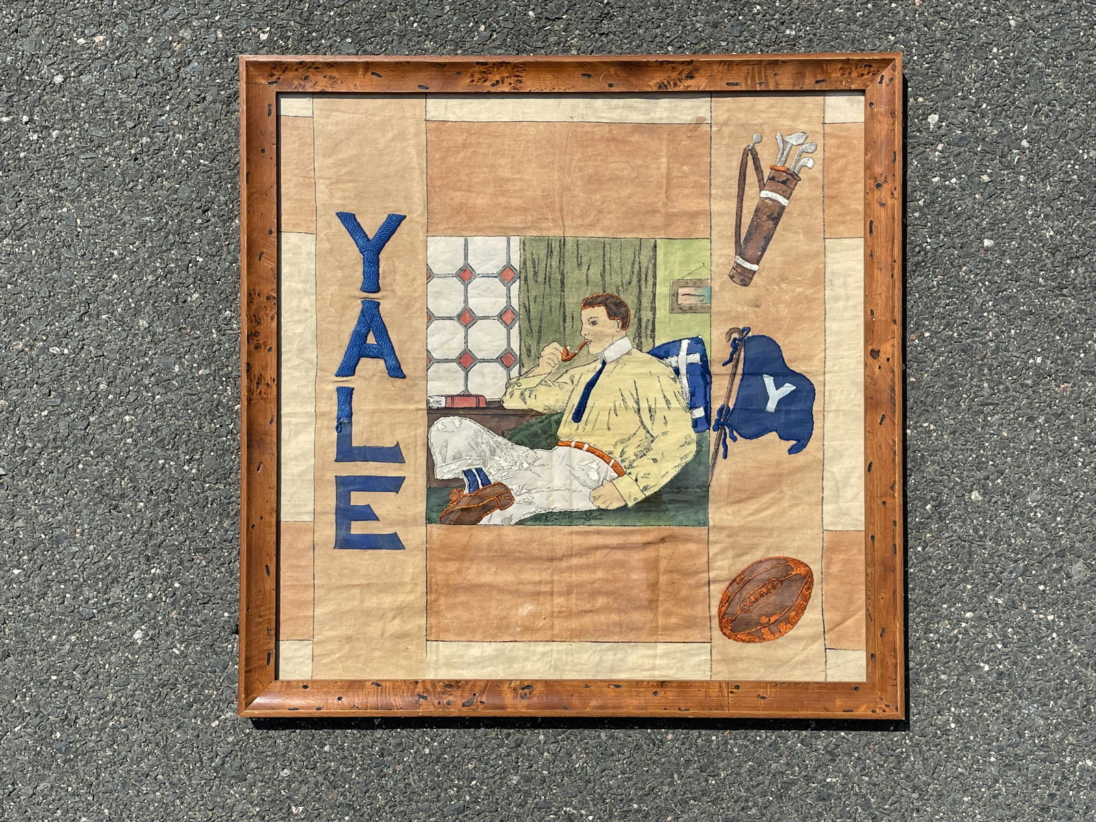 AN EARLY 20TH CENTURY YALE UNIVERSITY NEEDLEPOINT W/ - Jun 20, 2021 ...