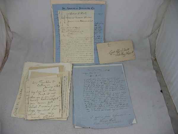 3 Grouping Of 19th Century Letters, Ship Captai