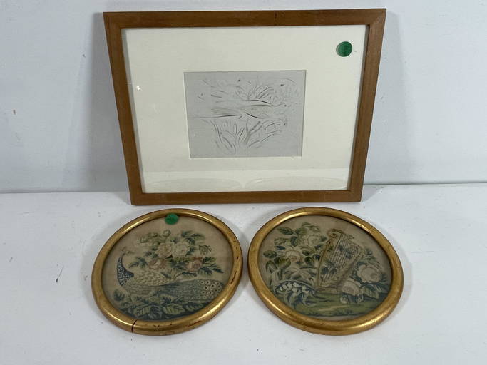 18TH CENTURY CALLIGRAPHY OF AN EAGLE AND TWO (#0231) on Dec 05, 2021 ...