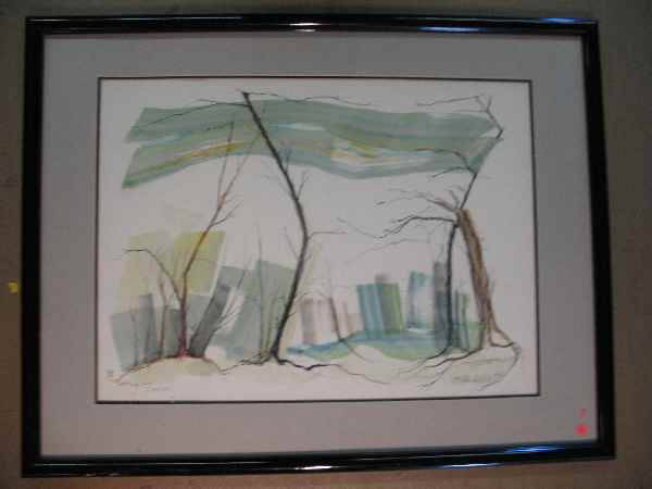 Watercolor "sunrise" By William Rath 1986