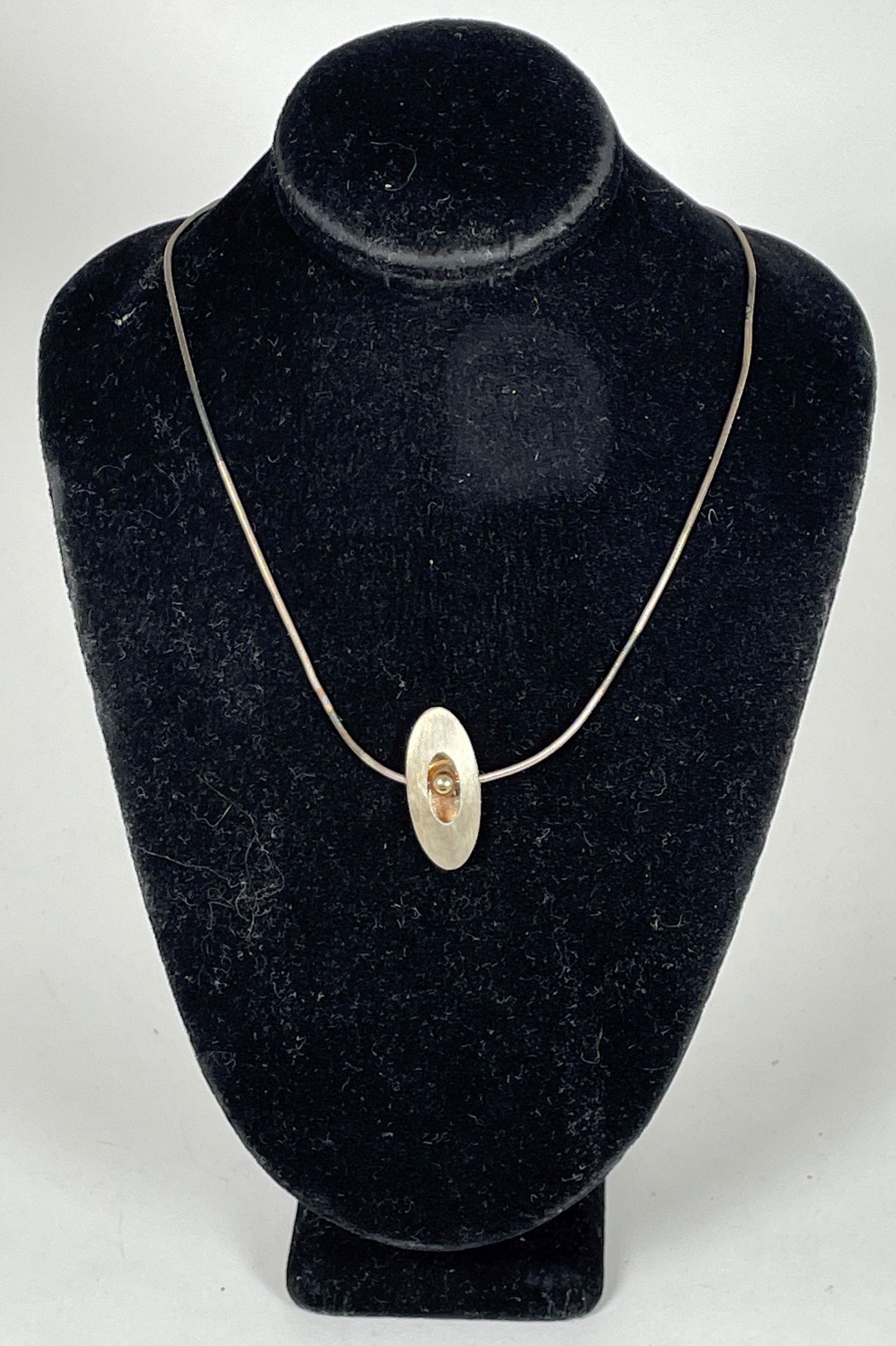 SIGNED ED LEVIN STERLING AND 14K GOLD NECKLACE (#0003) on May 22, 2022 ...