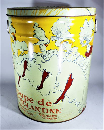 Toulouse Lautrec Troupe De Mlle "le Can Can" Large Lithographed ...