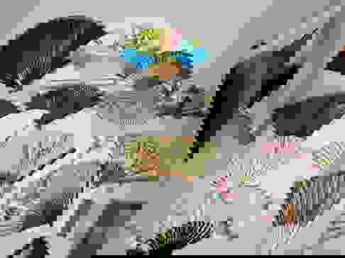 Lot Of Victorian Fans Auction