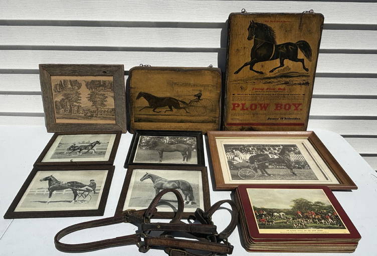 Harness Racing Board Signs And Original Photographs, 15" X 20" And Smaller