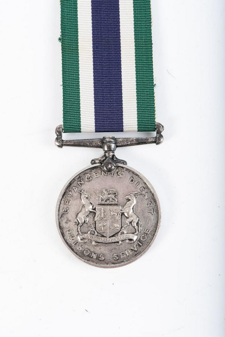 South African Faithful Service Prison Medal