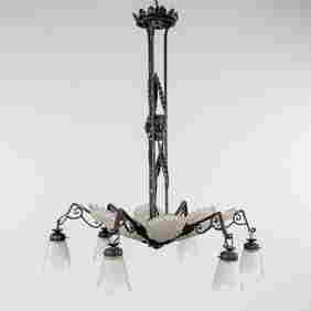 BIDDLE GAUMER ARTS & CRAFTS IRON CHANDELIER - Nov 17, 2013 ...