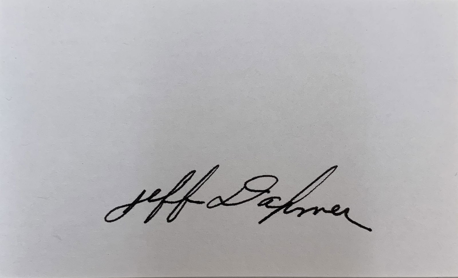 Jeffrey Dahmer Autograph