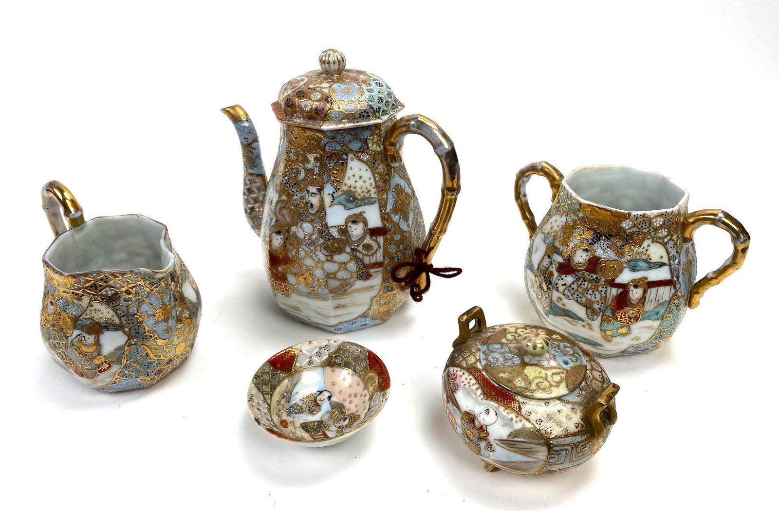 Nippon Royal Satsuma Porcelain Tea Set