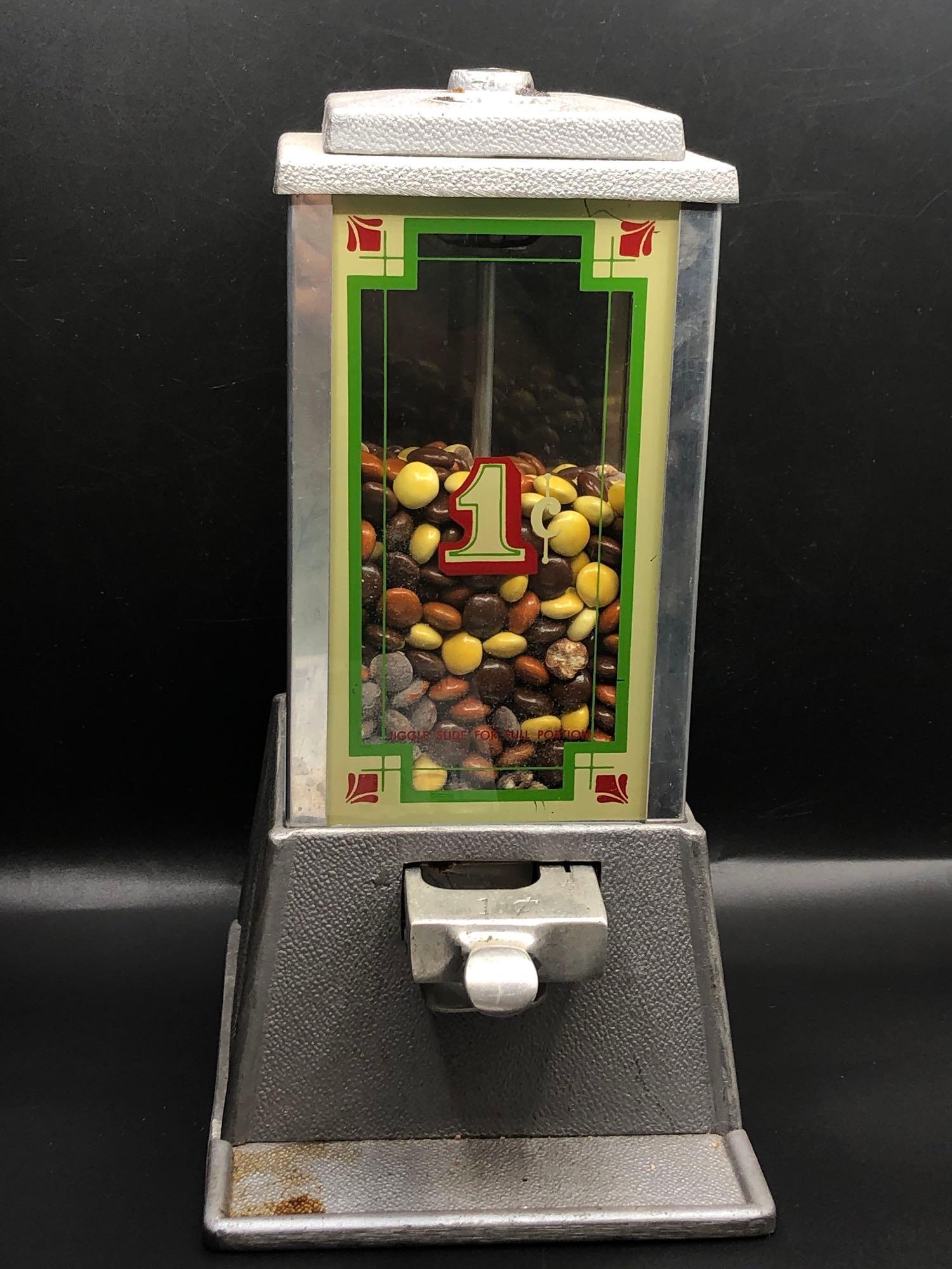 Vintage Dean One Cent Candy Machine (#0026) on Apr 16, 2022 | Blue Box ...